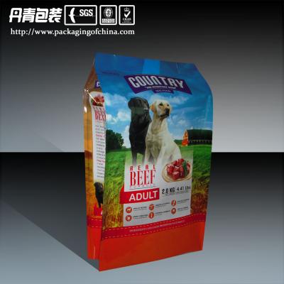 China Bolsas de empaquetado modificadas para requisitos particulares del alimento para animales, las bolsas de plástico del embalaje flexible en venta