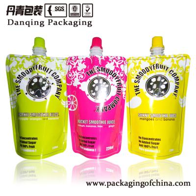 Cina liquido che imballa il sacchetto di plastica, doypack d'imballaggio della borsa del foglio di alluminio con il becco in vendita