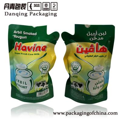 China levante-se o malote para o iogurte/iogurte, umidade - impermeabilize a bebida do produto comestível levantam-se o malote à venda