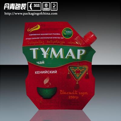 Cina il tè che imballa, sta sul sacchetto con il becco, borsa del doyapack dell'alimento, borsa su misura in vendita