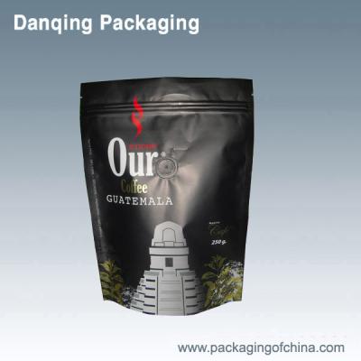 Cina Borsa d'imballaggio su misura del caffè di Doypack con la valvola BOPP+NY+PE OPACO in vendita