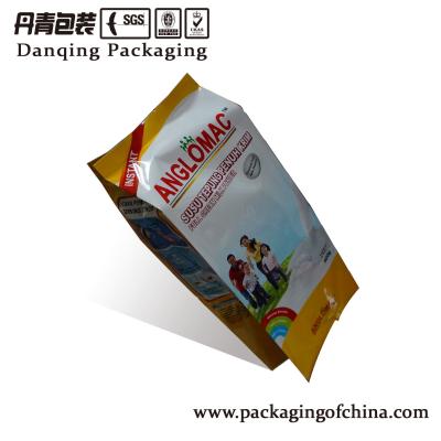 中国 一方通行のガス抜き処理弁の側面のガセット袋、使い捨て可能な粉乳袋 販売のため