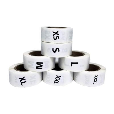 중국 의류를 위한 맞춘 라운드 형상 다양한 크기 접착 스티커 브랜드 판매용