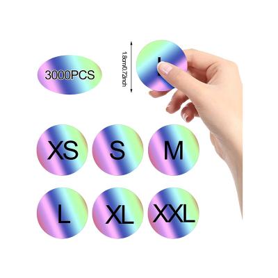 中国 付着力の習慣を印刷するCMYKのビニールの衣類のサイズのステッカー 販売のため