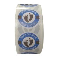 Chine L'autocollant marque des approvisionnements pour des décorations de fête de naissance de partie de garçon ou de fille à vendre