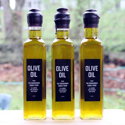 China FSC Oilproof Eetbare Tafelolie Label Fles Sticker Voor Keuken Te koop