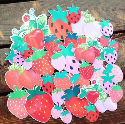 Cina Stampa di adesivi impermeabili con taglio a bacio Etichetta per imballaggio di frutta alla fragola carina in vendita