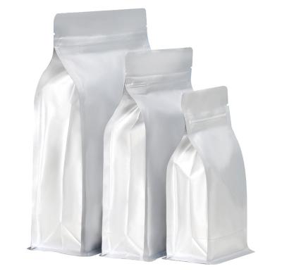 China Saco ziplock de folha de alumínio de oito lados plástico resselável embalagem de alimentos à venda