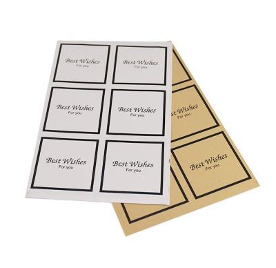China ODM Best Wishes Thank You Washi Tape Food Pack Adesivo Para Embalagens Empresariais à venda