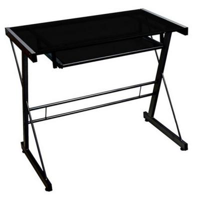 Chine Tableau en verre moderne noir compact d'ordinateur avec le tube en acier DX-MH5 à vendre