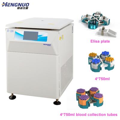 China 4x1000ml High Capacity Centrifuge Laboratory Floor Standing Centrifuge Precise Speed for sale