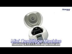 mini15 laboratory benchtop mini centrifuge with 15,000 rpm brushless motor and nano ceramic coated