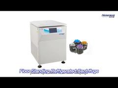 5500rpm floor standing refrigerated centrifuge 4x1000ml centrifuge for laboratory use