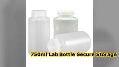 750ml Autoclavable Lab Bottle Safe Sample Storage