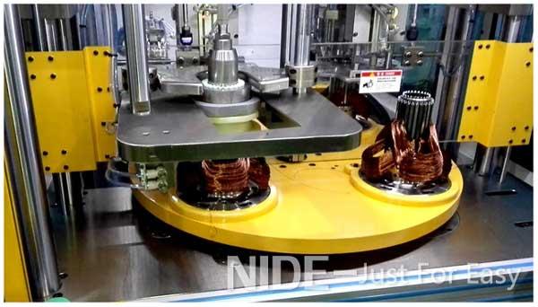 stator coil winder and insertion/ winding and inserting machine