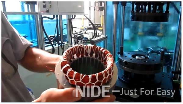 motor stator coil forming and shaping machine equipment