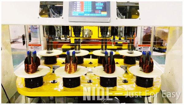 grinder motor and mixer motor stator coil winding machine