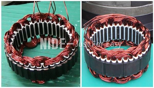 AC generator motor coil winding making machine