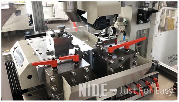 automatic DC motor armature commutator turning lathe machine 