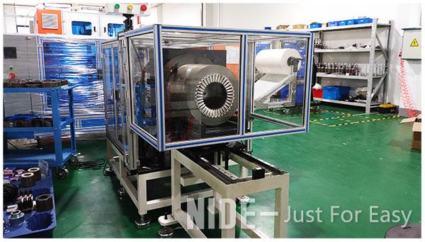 Automatic submersible motor stator paper inserting machine for large electric motor manufacturing-2