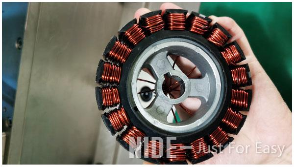 automatic scooter wheel motor winding machine