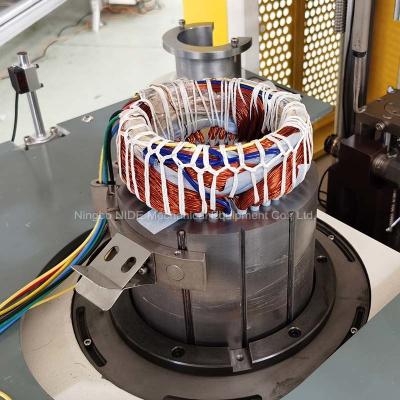 China Automatic Double Ends Low Noise EV Motor Stator Wire Lacing Machine for sale