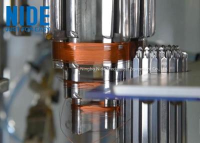 China Air Conditioner Stator Winding Inserting Machine 4 Working Station 380v 50 / 60hz for sale