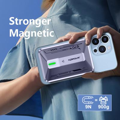 Cina 5000mAh Power Bank Caricabatterie magnetiche Leggera Power Bank magnetica in vendita