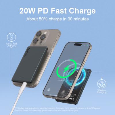 Cina 5000mah Power Bank carica veloce carica portatile Li Polymer Power Bank in vendita