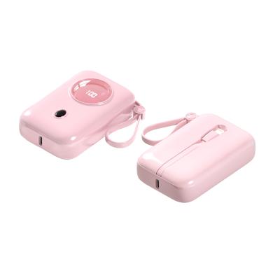Cina 10000mAh Mini Power Bank Leggera con input di tipo C PD22.5W in vendita