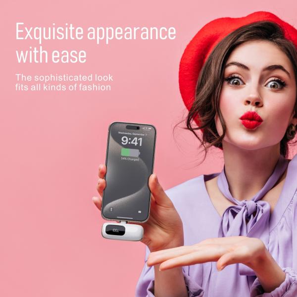 Quality 101g Lightweight Tail Plug Power Bank With 5V/2.1A Output 1-2 Hours Charging for sale
