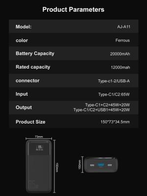 China Overlaadbescherming 100 W Powerbank Universele compatibiliteit Te koop