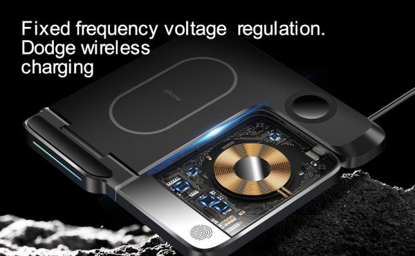 Type C Input Fast Charging Wireless Charger 10W 7.5W 5W For IPhone Apple Watch Air Pods