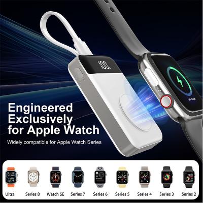 Cina Smartwatch in bianco e nero Power Bank 3000mAh Capacità con batteria agli ioni di litio in vendita