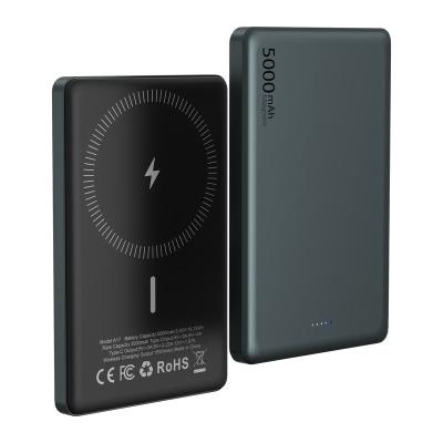 China Advanced Magnet Power Bank  Magnetic Battery with Wireless Output and Overcharge Protection for sale