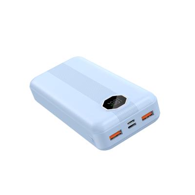 Cina Portable Blue White PD Power Bank 10000mAh ABS PC con potenza nominale di 20W in vendita