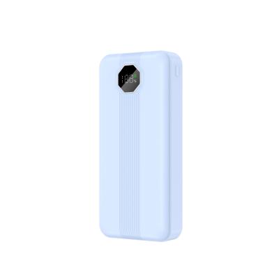 Cina Portable Blue White PD Power Bank 10000mAh ABS PC con potenza nominale di 20W in vendita