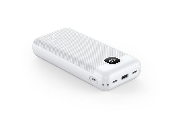 Quality 22.5W Charge Blue White  Fast charge Power Bank 10000mAh Portable Micro USB for sale