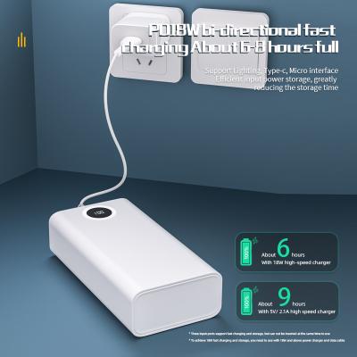 Cina Sicurezza Power Bank di grande capacità Bianco Nero 10000mAh Con protezione contro sovraccariche in vendita