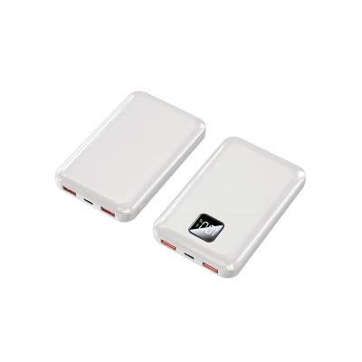 China Witte PD Powerbank Draagbare oplader High Capacity Powerbank 10000mah Te koop