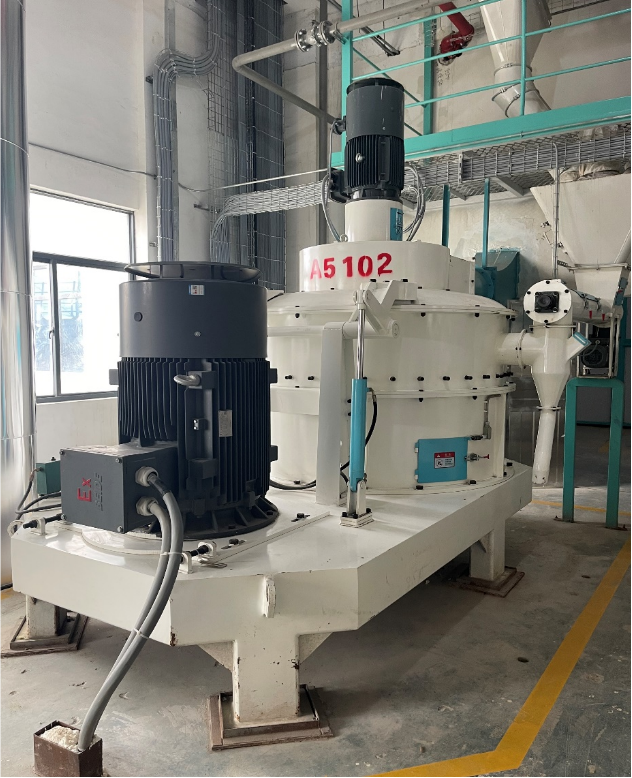 Ultra-fine pulverizer installed on site