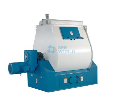 China Single Shaft Paddle Mixer Animal Feed Mixer Machine Customized 0.2m3 for sale