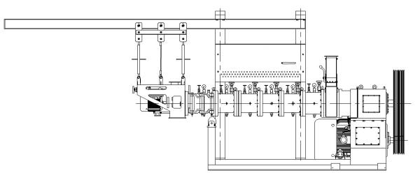 Quality Single Screw Aqua Feed Extruder 4-6t/H For Fish Feed Production for sale
