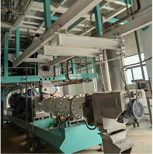 Quality Double Screw Floating Fish Feed Pellet Making Machine 8-12t/h Capacity for sale