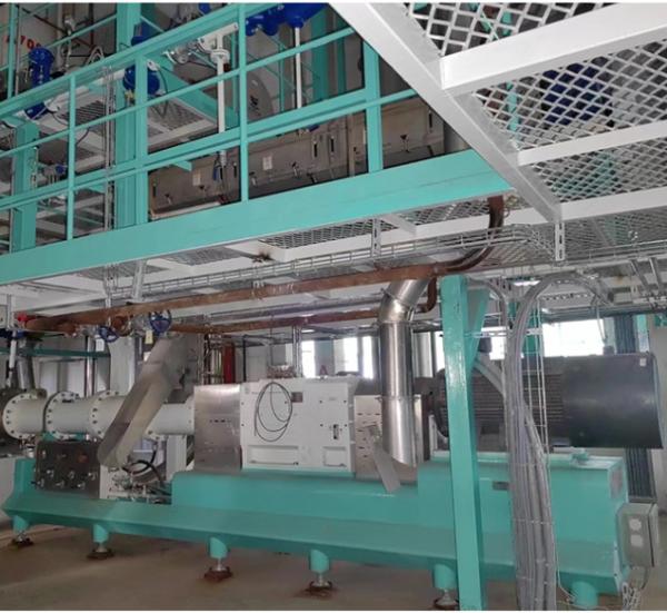 Quality Double Screw Floating Fish Feed Pellet Making Machine 8-12t/h Capacity for sale