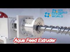 double screw floating fish feed pellet making machine 8-12t/h capacity