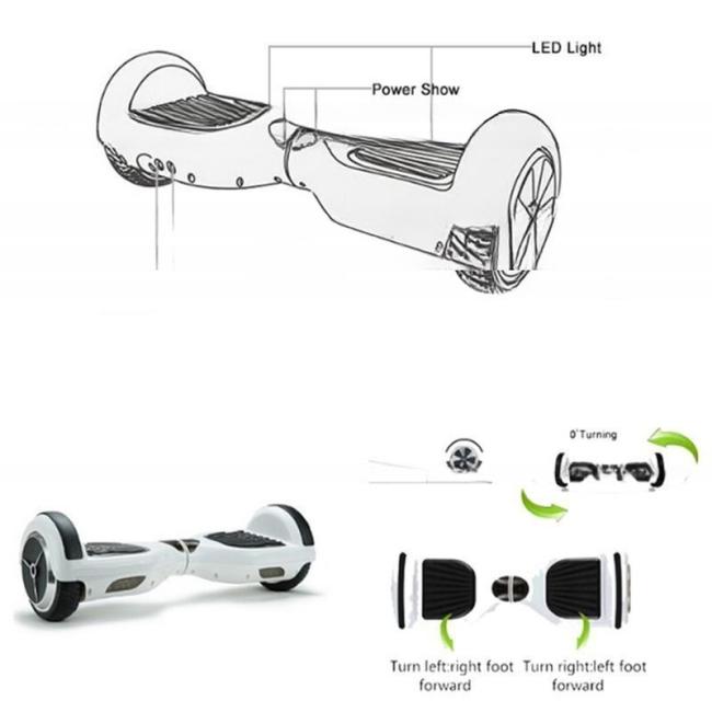 Self -Balance Scooter with 2 Wheels with Bluetooth