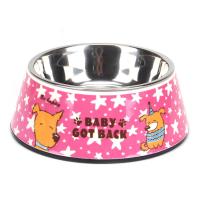 Quality The Eco-Friendly Bamboo Fiber Pet Feeder Bowl/Pet Double Feeding Bowl for sale