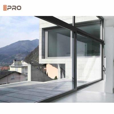 China Bronze Color Double Glazed Sliding Window Waterproof Aluminum Or PVC for sale