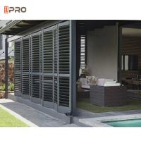 China Rational Construction Aluminum Louver Window And Door Electrostatic Spraying for sale
